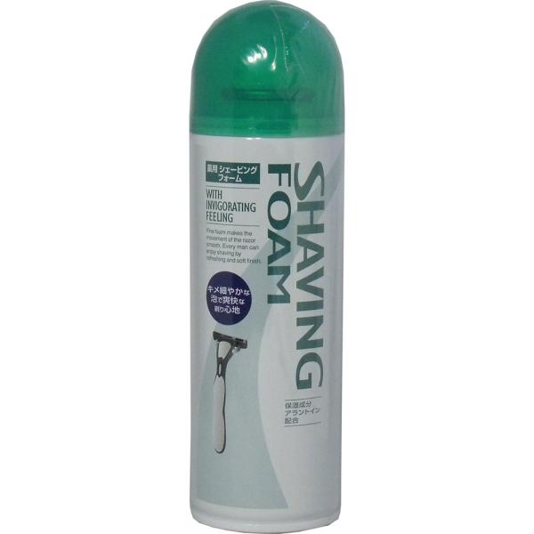 薬用シェービングフォーム 200g保湿成分 アラントイン配合！肌を保護し、カミソリ負けを防ぎます！●フレッシュライムの爽やかな香りのシェービングフォームです。●きめ細かい泡がカミソリの動きをスムーズにし、なめらかなそり上がりです。●メントー...