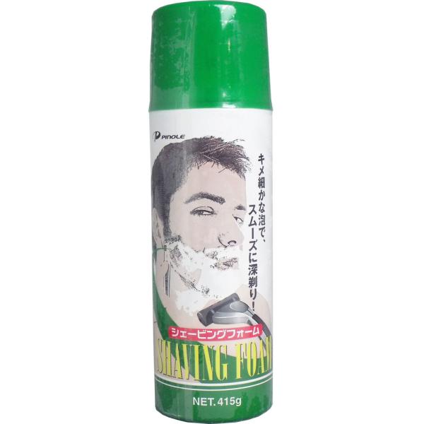 シェービングフォーム 415gクリーミーな泡が皮膚を保護しながらヒゲを剃りやすくします！アラントイン配合でヒゲ剃りに後のお肌を整えます。