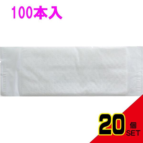 業務用 おしぼり 紙タイプ 平 無地 100本入 × 20点便利な使い捨ておしぼり！気軽に使える大容量100本入りです。●飲食店様はもちろん、アウトドアやイベントでも大活躍。●いつでもさっと手やよごれを拭くことができ清潔です。●持ち歩きにも...