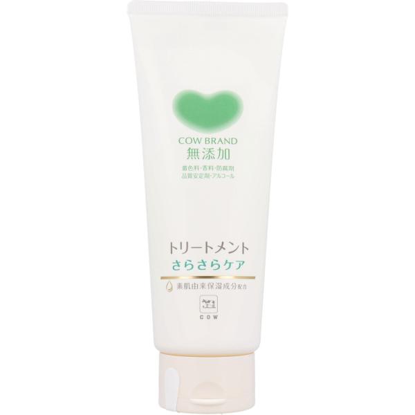 カウブランド 無添加トリートメント さらさらケア 180g乾燥しがちなパサつく髪も、うるおってさらさら。●素肌と同じ保湿成分in。セラミド・ヒアルロン酸・アミノ酸(グリシン)。●デリケート肌を考えた無添加・低刺激処方。・無添加(着色料・香料...