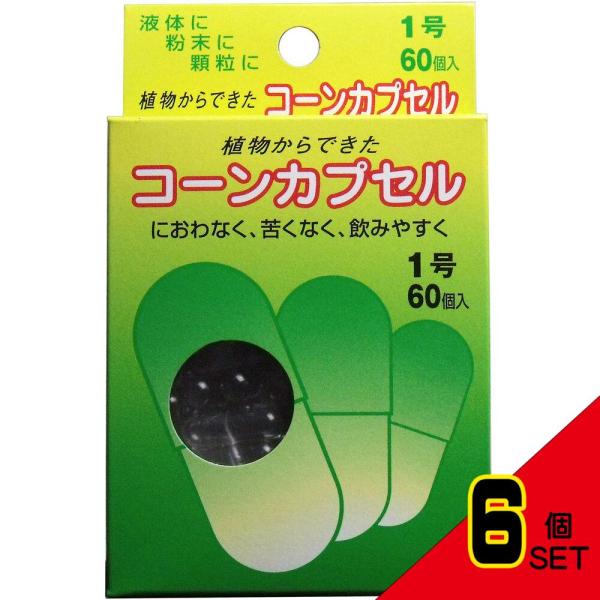 コーンカプセル 1号 60個入 × 6点