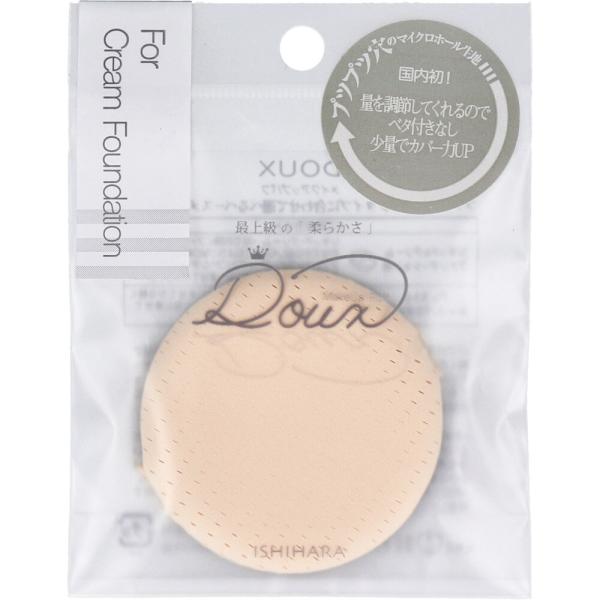 DOUX ドゥ クリーム用 ISP-DX03プツプツ穴のマイクロホール生地！クリーム系ファンデにおススメ！マイクロホールで量を調節してくれるのでべたつきせず、少しの量でカバー力UP！ナチュラルなツヤ肌仕上げに。●クリームファンデ用