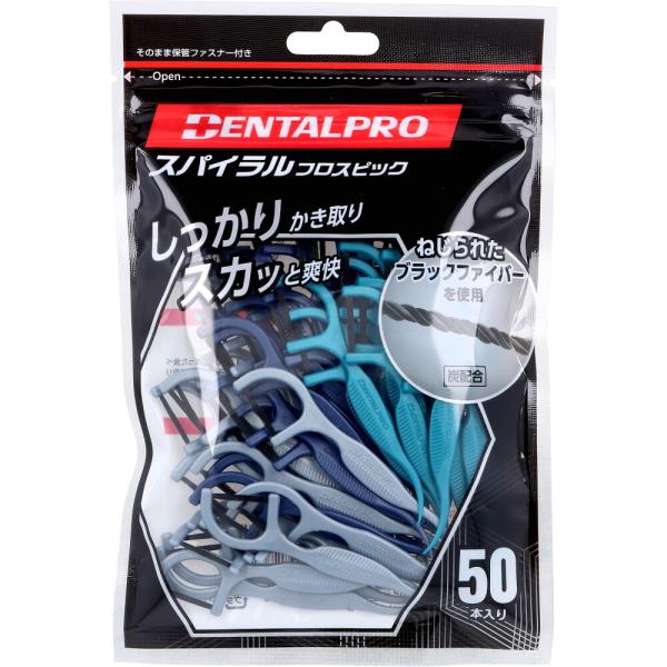 デンタルプロ スパイラルフロスピック 50本入