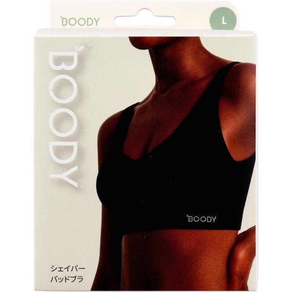 BOODY シェイパー パッドブラ ブラック Lサイズ 1枚入