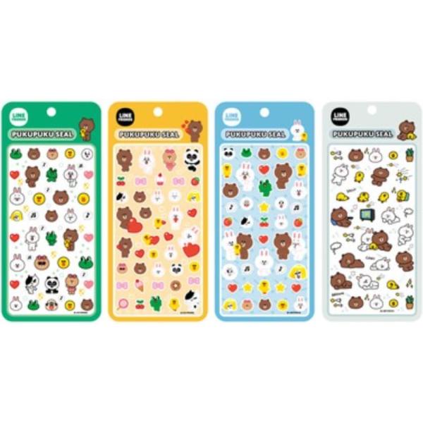 「商品情報」ラインキャラクターのシールの4種類セットとなります。合計4枚をネコポスでお送りさせていただきます。「主な仕様」シール