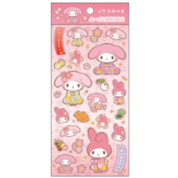 サンリオキャラクターのぷっくりシールです。