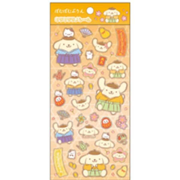 サンリオキャラクターのぷっくりシールです。