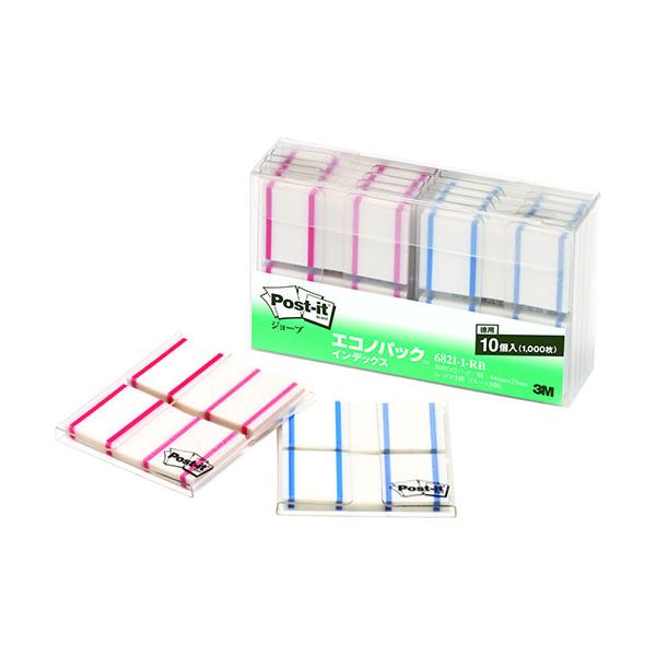 ジョーブ エコノパック インデックス 記入用 44X23 ポスト・イット,フィルム,インデックス