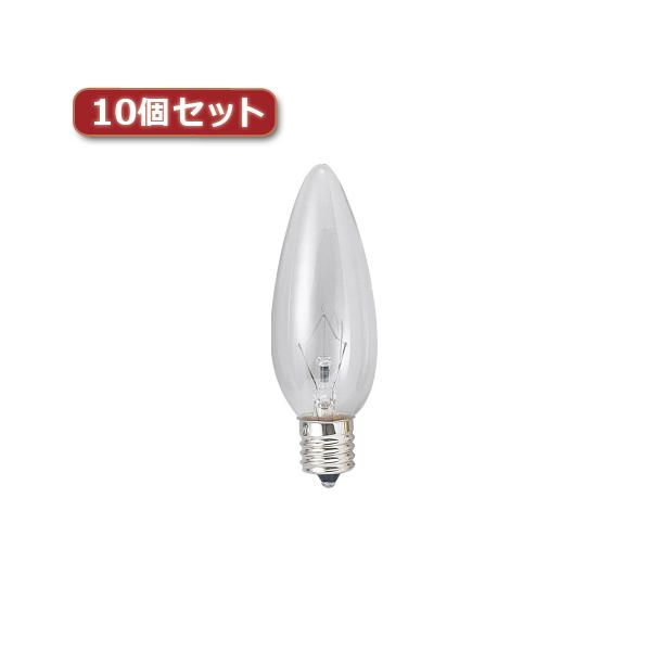 シャンデリア球 C32 E14 25W クリア ヤザワ,LED,電球