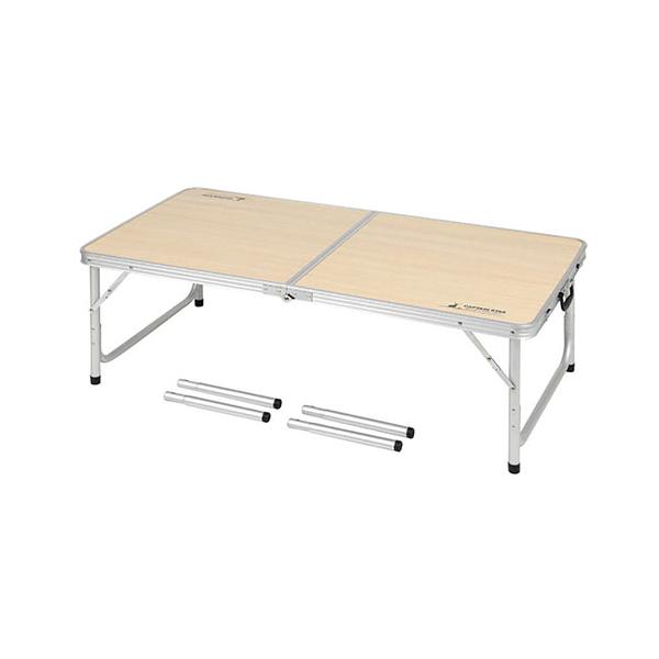 キャンプをもっと快適に! 食事がしやすい高さ設計!