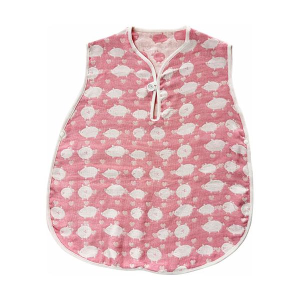 エレファントインファント フラッフィーガーゼ スリーパー ピンク