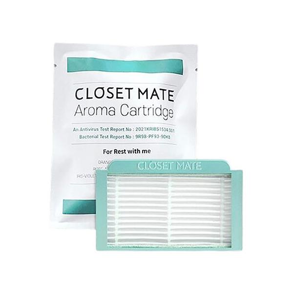 ハンガー型クローゼット空気清浄機 CLOSET MATE用カートリッジ 空気清浄機,クローゼット湿気,クローゼット除湿,クローゼット匂い,服の匂い対策,除湿器