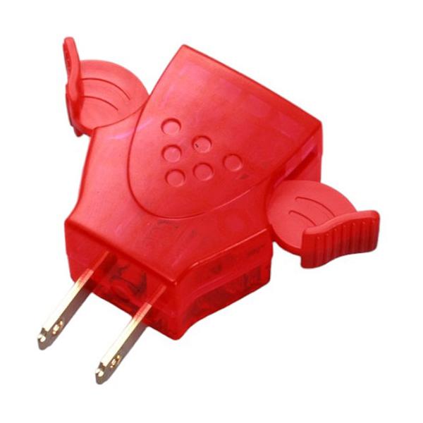 抜きにくいコンセントプラグがワンプッシュで!