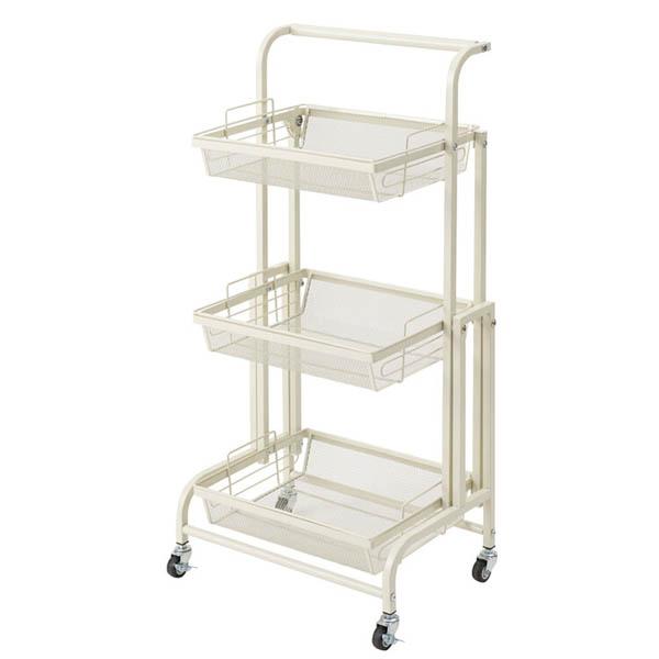 【JANコード】4532947380014【商品仕様】スチール表面仕上：粉体塗装【サイズ】商品サイズ（約）：W440×D300×H945mm商品重量（約）：5.2kg耐荷重（約）：1段あたり 10kg組立品【メーカ】永井興産【生産地】中国