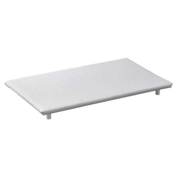 【JANコード】4903208057752【商品仕様】表面布：綿100％（アルミコーティング）クッション材：ポリエステル天板：木質繊維板脚部：ABS樹脂キャップ：シリコーン【サイズ】商品サイズ（約）：W60xD36xH6cm商品重量（約）：...