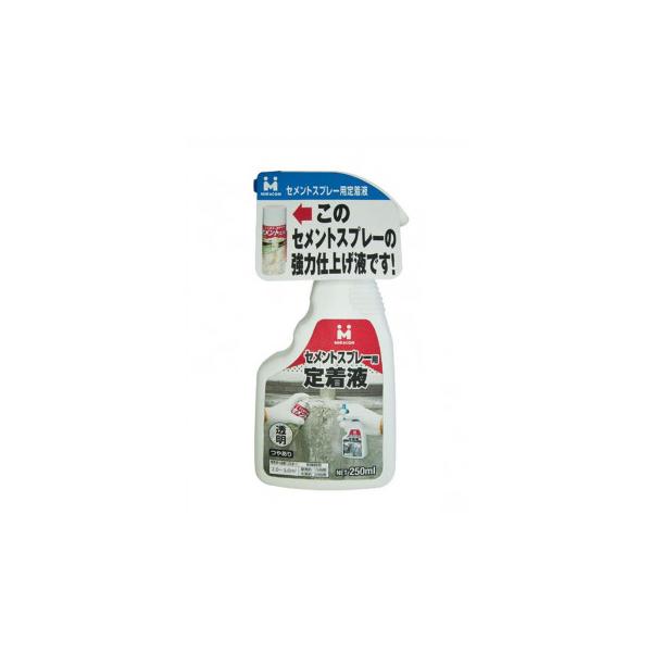 日本ミラコン産業　セメントスプレー　定着液　250ml　4本セット　MR-007 セメントスプレー専用定着液。セメントスプレー粉末を強力硬化! 生産国:日本 セメントスプレー専用定着液。セメントスプレー粉末を強力硬化! キーワード【DIY ...