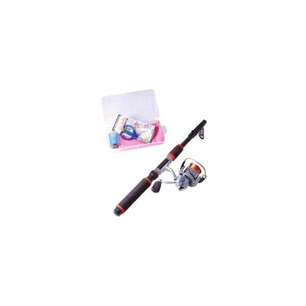 初心者用　簡単サビキ釣りセット　15804 竿・リール・仕掛けまで付いた初心者セット☆これ1つでアジやサバ・イワシなど、サビキ釣りが始められます。 製造国:中国 素材・材質:グラス・プラスチック・ナイロン 仕様:対象魚:アジ・サバ・イワシ等...