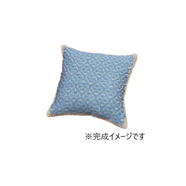 オリムパス ハリノヲト(植木友子) こぎんキット ピンクッション 四つ葉つなぎ　うす藍・63 津軽地方発祥の美しい伝統刺繍「こぎん」のキットで、素朴な風合いと美しい模様をお楽しみください。 生産国:日本 素材・材質:オリムパスNo.3500...