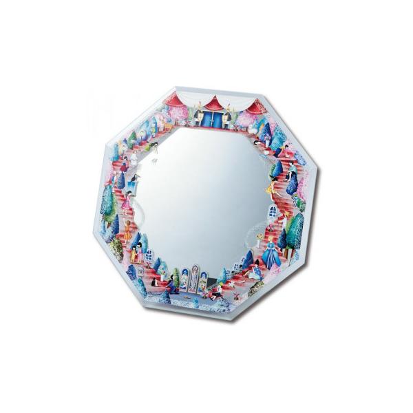 ユーパワー なかの まりの 八角 ミラー アート Mサイズ 「虹への階段」 NM-03502 八角形のミラーと、「なかの まりの」のアートが合体しました。玄関やリビングを素敵に演出します♪ 生産国:中国 素材・材質:ミラー(4mm) 商品サ...