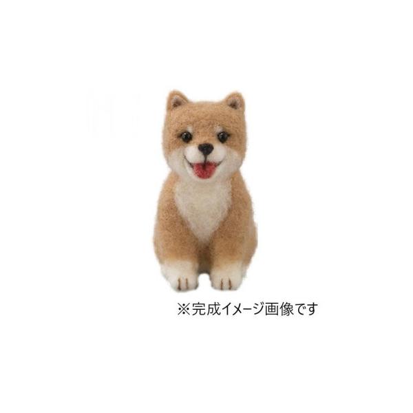 ハマナカ フェルトキット 須佐沙知子デザイン アクレーヌでつくるDOG＆CAT 豆柴のこいぬ H441-511 アクレーヌナチュラルミックスでつくるマスコット。いろんな角度からの写真つき。 生産国:日本 商品サイズ:高さ約8.1cm 仕様:...