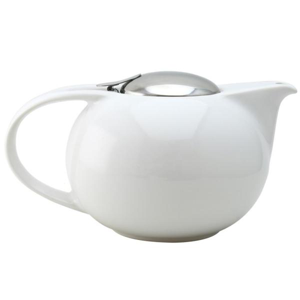 ZERO JAPAN サターンティーポット900 BBN-17X WH・ホワイト・ホワイト 茶こし付きのティーポットです。 生産国:日本 素材・材質:陶器 商品サイズ:W205×D145×H110mm 重量:約650g 仕様:容量:900c...