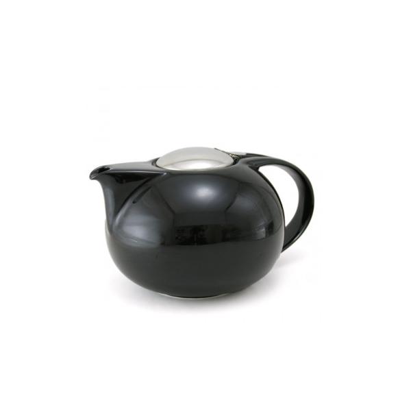 ZERO JAPAN サターンティーポットM BBN-17M BK・ブラック 着脱が簡単なステンレス製のフタ。お手入れも楽に出来ます。使いやすい茶こし付き。 生産国:日本 商品サイズ:W180×D130×H95mm 重量:450g 仕様:容...