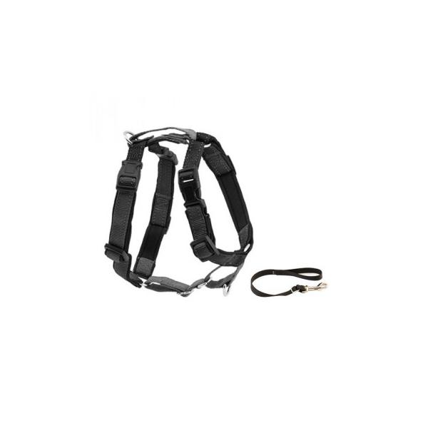 PetSafe Japan ペットセーフ 3 in 1 ハーネス S ブラック 3IN1-S-BLACK ワンちゃんとのお散歩につきもののさまざまなお悩みに対応する高機能なハーネスです☆リードを前につければ引っ張り防止効果のあるハーネスに。...