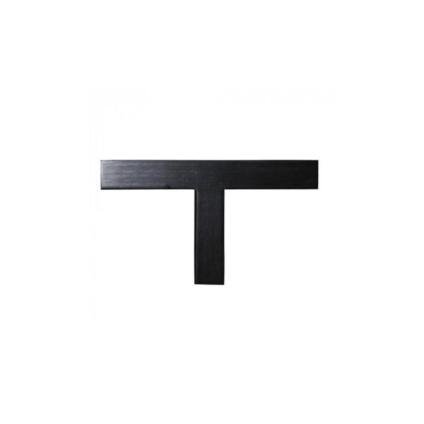 印矩　木製 (黒) T型・HC24 木製のT型印矩です。 生産国:中国 商品サイズ:118×81×10mm 印の位置を定めるのにおすすめ! キーワード【楽器 手芸 コレクション ハンドクラフト 裁縫道具 採寸 作図 しるし付け用品 チャコ】