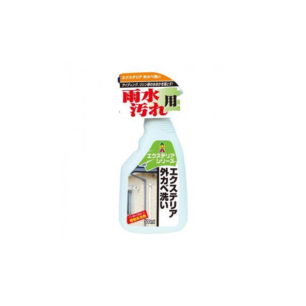 日本ミラコン エクステリア・外カベ洗い 500ml EXT-02 サイディング、リシン、スタッコ吹付カベなどに付いた雨水の水あか、排気ガスの油汚れ、空気中の塵埃などで汚れた、外カベの洗浄に抜群の洗浄力を発揮します。 生産国:日本 重量:60...