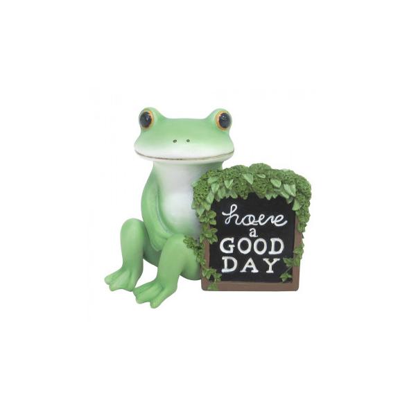 コポー ミドル 良い一日を! 72510 職人さんによる手作業で作られています。手作りならではの個性があります。 生産国:中国 素材・材質:ポリレジン 商品サイズ:7.8×4.8×6.6cm 小さくてかわいいカエルの置物です。 キーワード【...