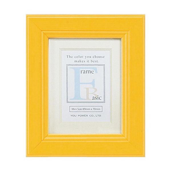 ユーパワー ベーシック フレーム 「ミニサイズ(イエロー)」 BS-00455 可愛い大きさのフレームは使い勝手抜群! 生産国:中国 素材・材質:木製フレーム・ガラス 商品サイズ:10×12cm 重量:約0.2kg 仕様:壁掛・卓上両用 付...