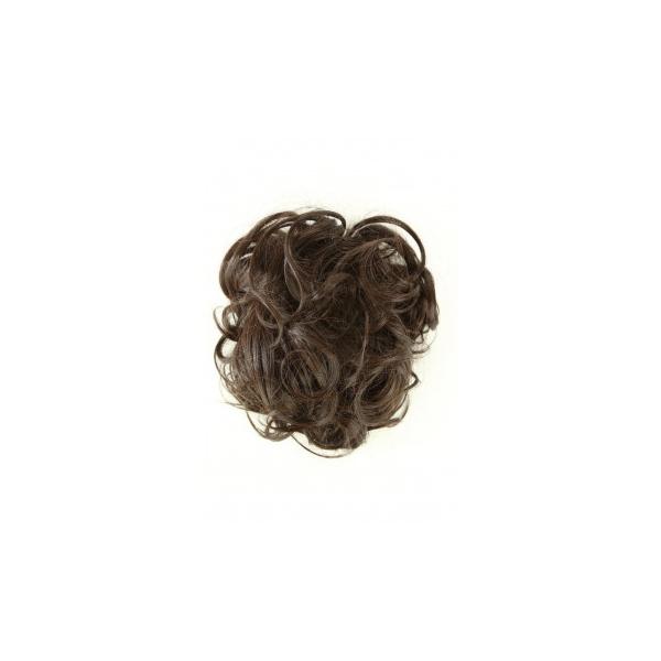 プリシラ バレッタウィッグ 耐熱 ナチュラルカラー VB-01-TNC 自毛の団子にかぶせるタイプのポイントウィッグ。ウィッグの内側はネットになっているので、土台の団子にかぶせてバレッタで固定するだけの簡単装着!! ネット周りはゴムになって...