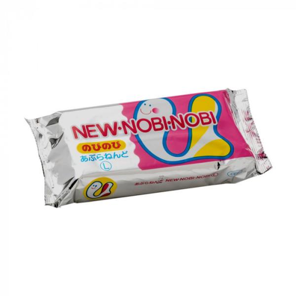 ニューのびのびL(油ねんど)　800g×10個 他社の油ねんどと比較して、紫外線や年月による劣化が非常に少なく、長期間品質を保つことができます。きめがたいへん細かく、非常になめらかにねんどを伸ばすことができます。柔らかく、それでいてしっかり...