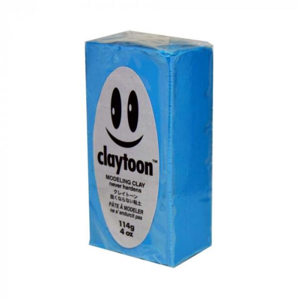 MODELING CLAY(モデリングクレイ)　claytoon(クレイトーン)　カラー油粘土　スカイ　1/4bar(1/4Pound)　6個セット 色の種類が非常に多く、またそれらの色を混ぜることも容易にできるので、思い通りの色の作品を作...