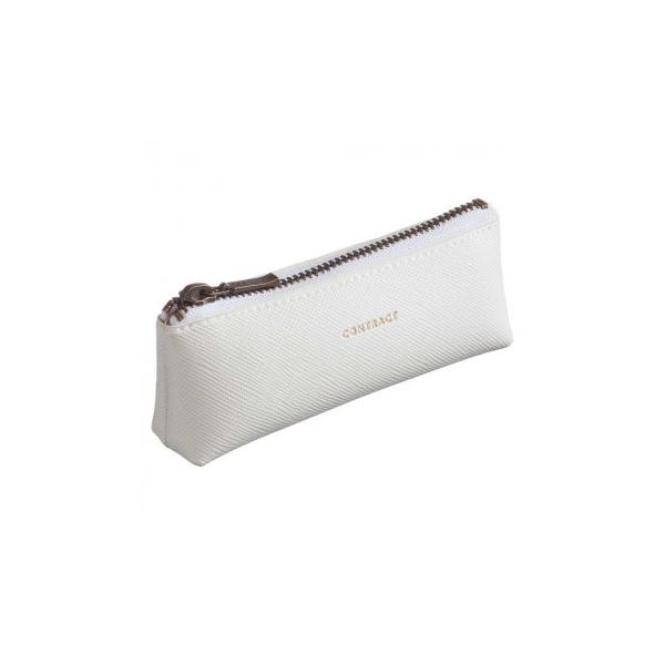 ADELE　印鑑ケース　白 LBW04-90WH サイズにゆとりがあるので、印鑑の他にリップクリームやアクセサリー入れなどにも使用できます。 生産国:日本 素材・材質:スポンジPVC 商品サイズ:W110×H40×D25mm 重量:15g ...