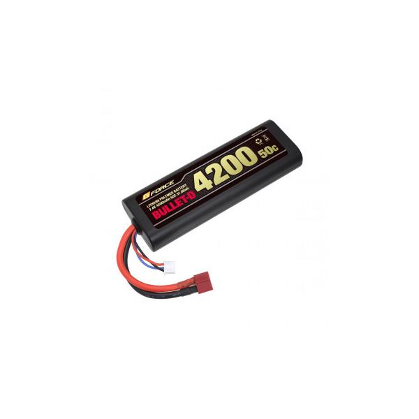 G-FORCE ジーフォース BULLET-D LiPo 7.4V 4200mAh GFG009 ニッカドパックと同等サイズ。 旧車から再販車まで、シャーシを選ばず搭載可能。50Cのハイパワーで低Tモーターの消費電力にもしっかりと応えます。...