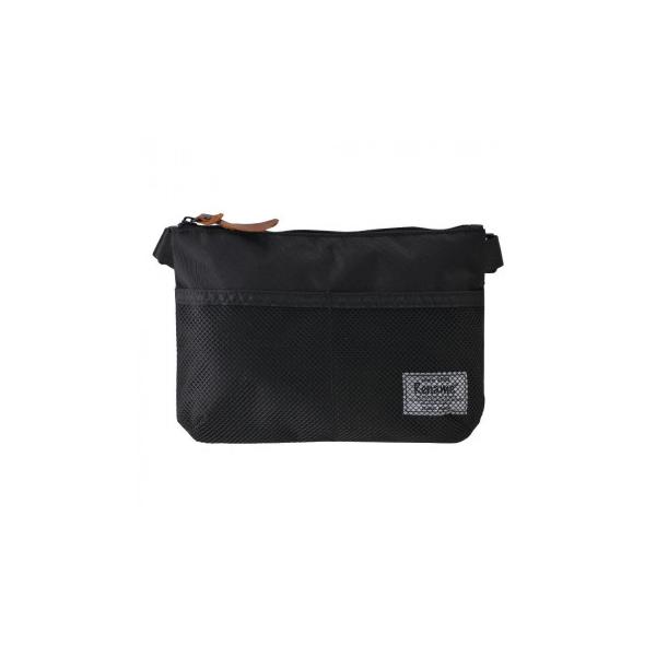 Rename メッシュポケットナイロンサコッシュバッグ ブラック RSN71019-BK-F 正面にメッシュポケットを配置することで、爽やかな印象に仕上げられています。500mlのペットボトルがスッポリ入るサイズ感で、ちょっとしたお出かけに...
