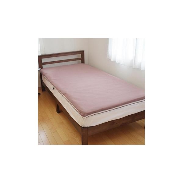 越後ふとん 乾きやすいあったか敷きふとんカバー(S) 105×205cm アッシュローズ 221681 スモーキーカラーの敷きふとんカバーです。裏面はメッシュ仕様なので冬でも乾きやすい♪ 生産国:中国 素材・材質:表地:ポリ100%裏地:ポ...