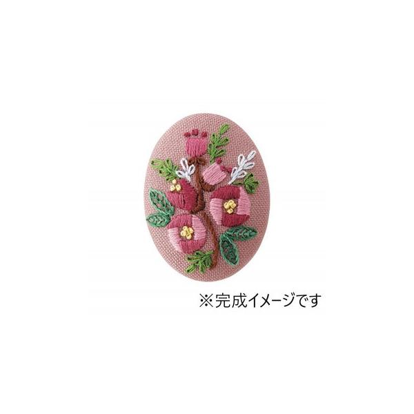 フランス刺しゅうブローチキット ローズ 9080 小さな草花など、かわいい絵柄をモチーフにしたフランス刺しゅうの手づくりキットです。図案プリント済なのですぐに始められます。裏面裏面の仕上がりもキレイです。 生産国:日本 商品サイズ:出来上が...