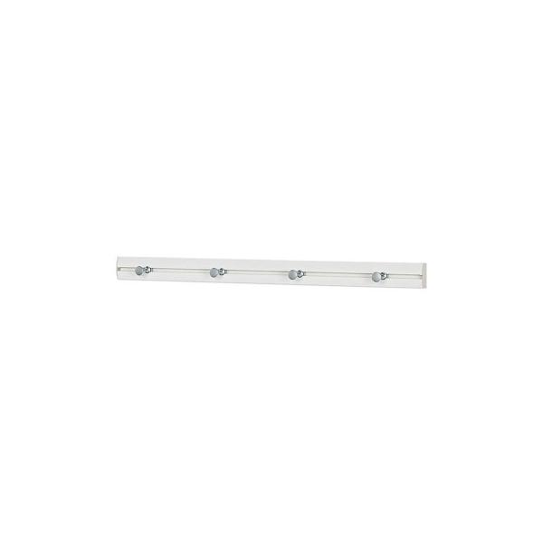 MR415 スリムレールフック 600mm 813073 服やカバンなど掛けられます。 生産国:日本 商品サイズ:604×42×44mm 壁に取り付けるレールフック キーワード【DIY 工具 業務 産業用品】