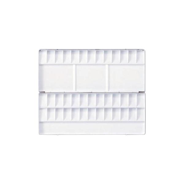 アルミパレット39色SN  442072 仕切り39コのパレットです。 生産国:韓国 素材・材質:外箱:紙、パレット:アルミ 商品サイズ:85×205×20mm  重量:200g ターレンス社のアルミパレット キーワード【楽器 手芸 コレク...