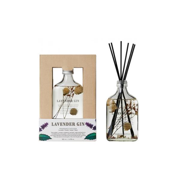 BOTANICAL BOTTLES ディフューザー180ml/ラベンダージン IDBB0102 パチョリやシダーウッド、芳醇なカルダモンに、温かみのあるシダーウッドやホワイトムスクを絶妙なバランスでブレンドした、すっきりとリフレッシュ感のあ...