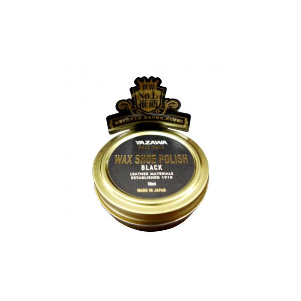 YAZAWA SHOE CARE ワックスシューポリッシュ 50ml ブラック 天然カルナバワックス及び高級固形パラフィンワックスを主成分にした油性靴クリームです。輝きのある光沢と防水性に優れています。 生産国:日本 商品サイズ:72×72...
