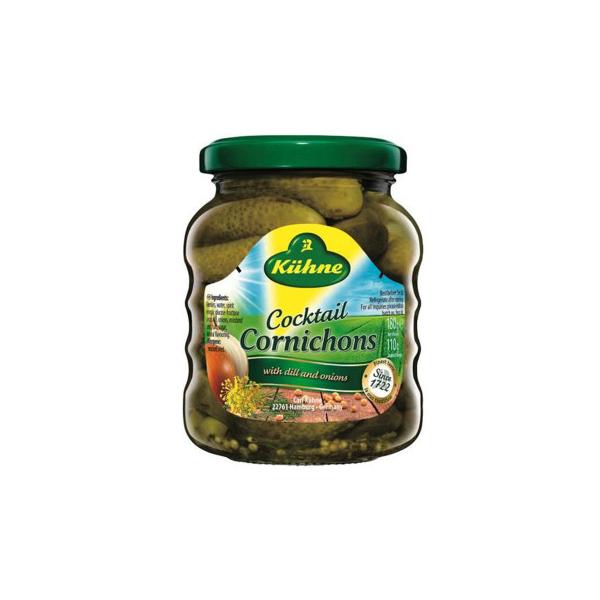 キューネ　カクテルコーニッション　212ml　10セット　053119 パリパリとした歯ごたえで深みのある味わいに仕上げました。 生産国:ドイツ 賞味期間:1260日 お料理に添えて キーワード【食品 漬物 佃煮 ふりかけ ピクルス】