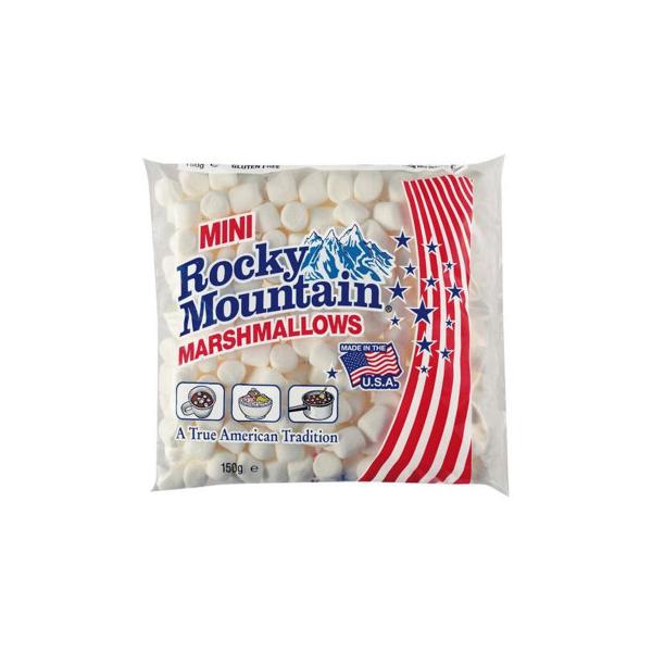 エスビーグローバル　ロッキーマウンテン プチマシュマロ　150g　24セット　027033 アメリカでは、バーベキューでマシュマロを金串に刺して焼いて食べます。外側がサクッとして、中がふんわりとクリーミーで、香ばしい甘さが楽しめます。 生産...