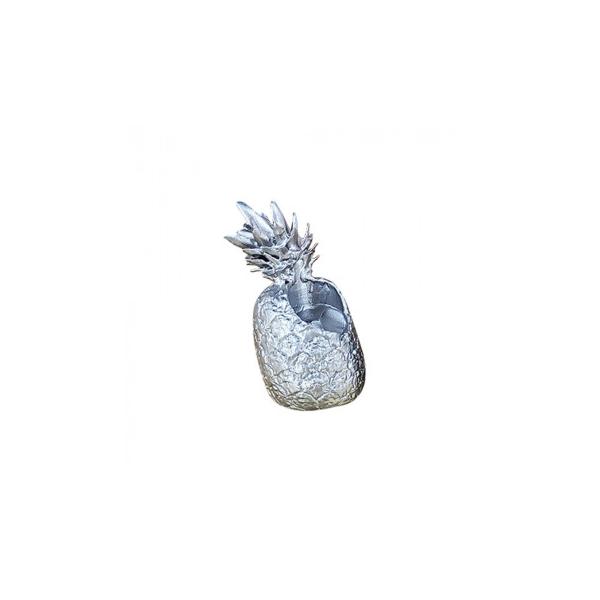 PPAP パイナッポーペン立て RO10018 本物のパイナップルを3Dデータ化。果物特有のザラザラした質感、特徴的な模様など大変忠実に再現しています。重厚感・高級感・存在感もあります。 生産国:日本 素材・材質:ステンレス 商品サイズ:全...