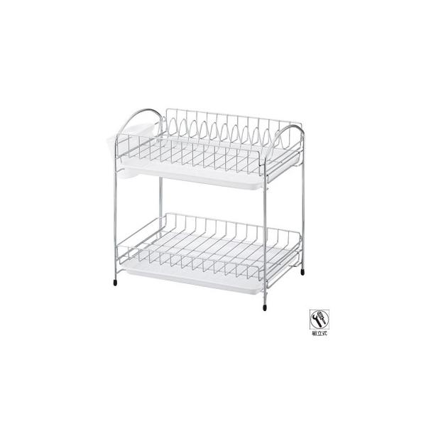 「デイズ」二段水切りバスケット DS-05 二段式なので水切りスペースが多くとれます。スライド式水切りトレーで、たまった水をカンタン除去。 生産国:中国製 素材・材質:本体:スチール・クロムメッキ仕上げ、トレー・ポケット:ポリプロピレン 商...