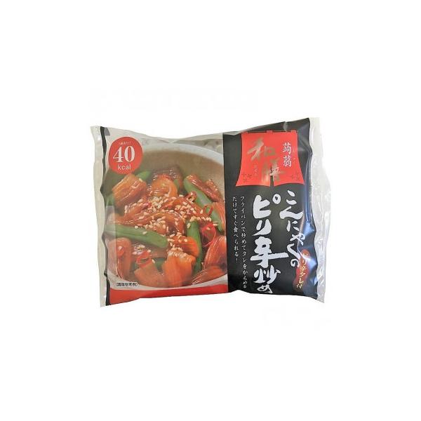ナカキ食品 蒟蒻和膳ピリ辛炒め 180g×24個 ピリ辛タレがクセになる!!フライパンで炒めてタレをからめるだけですぐ食べられる!!簡単調理でヘルシー♪ 生産国:日本 内容量:1食あたり180g(こんにゃく150g、添付たれ30g) 賞味期...