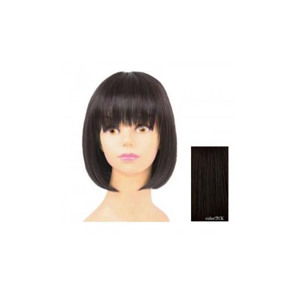 ★プリシラ 帽子ウィッグフィットボブ耐熱 ショコラブラック BO-10-TCK 大人気の帽子ウィッグに『フィットタイプ』がでました!別売の帽子ウィッグよりも小さめサイズです。頭囲の小さなお子さまや、抗がん剤治療に伴う脱毛や抜毛症等で髪の毛が...
