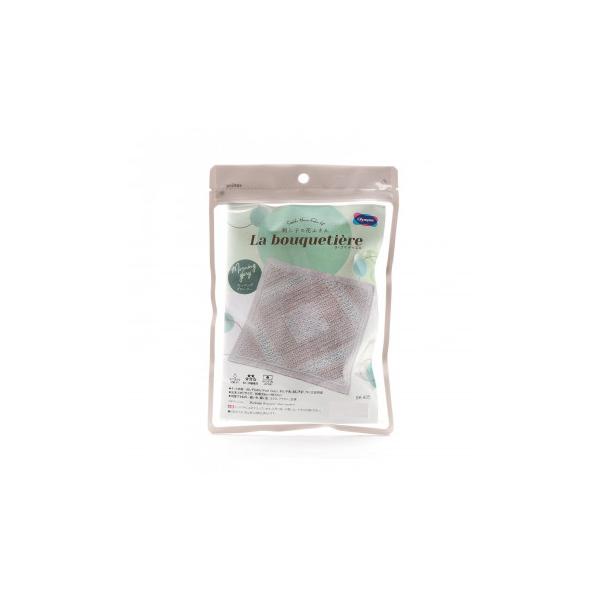 オリムパス 刺し子の花ふきんキット La bouquetiere Morning glory (モーニング グローリー) SK-435 多色使いや寄せ模様など凝ったデザインで1ランク上の作品作りを楽しめるやわらかい雰囲気の大人かわいいオリジ...